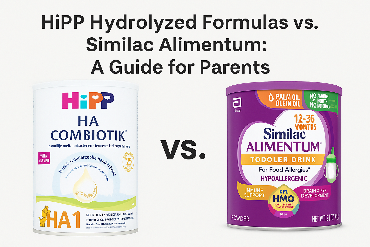 HiPP Hydrolyzed Formulas vs. Similac Alimentum: A Guide for Parents ...